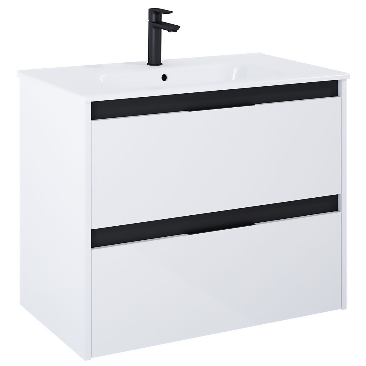 Roca Alpine umyvadla se skříňkou 80.5 cm bílá A852014606 • Absulo.cz